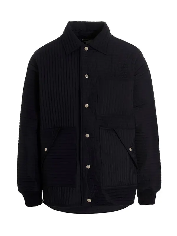 Khrisjoy Chore Quilted Stripes' Down Jacket