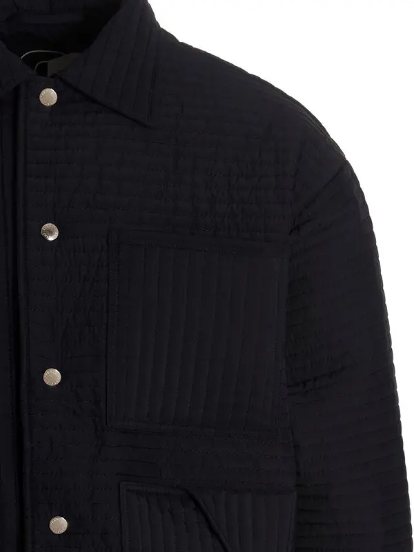 Khrisjoy Chore Quilted Stripes' Down Jacket