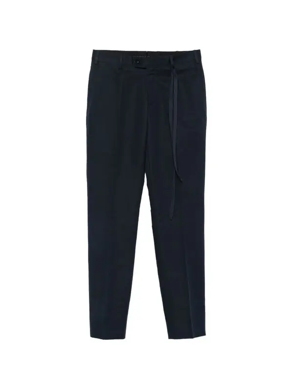 Brioni Pienza Cotton And Linen Trousers - Multicolor