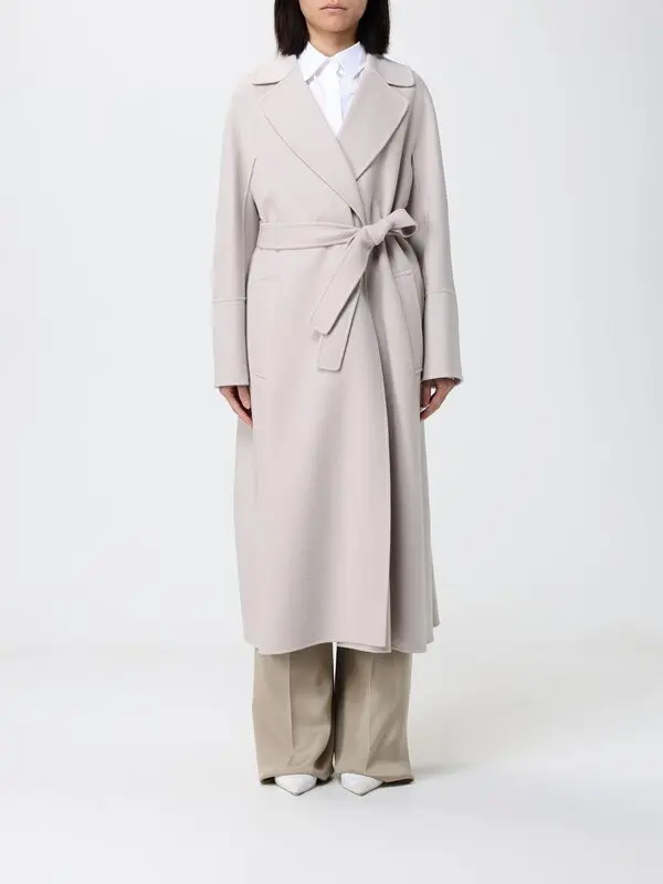 Max Mara Poldo Wool Coat - Cream
