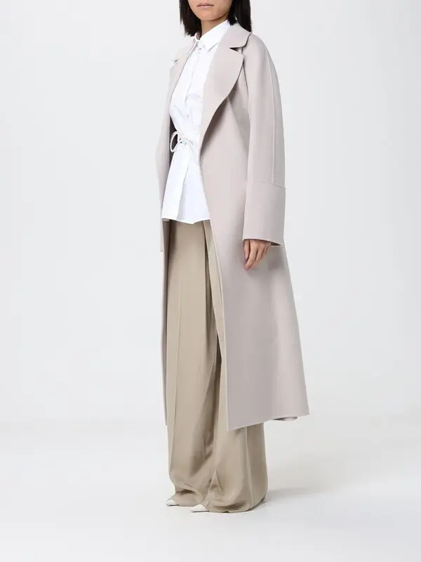 Max Mara Poldo Wool Coat - Cream
