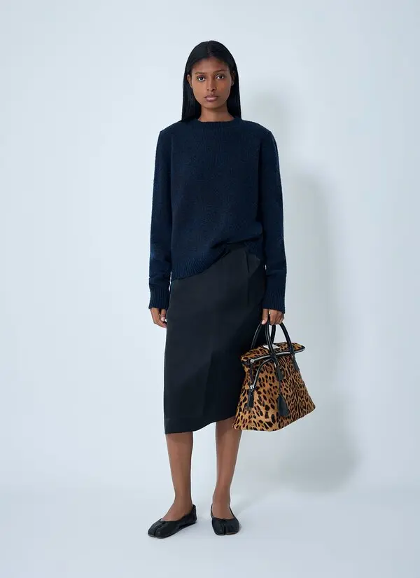 MAISON MARGIELA Contrast Panel Midi Skirt