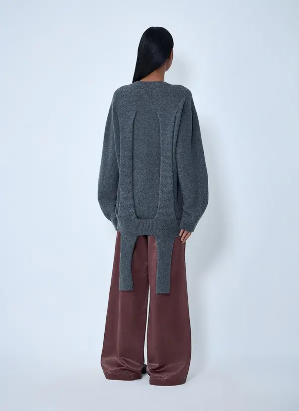 Issey Miyake Oversized Knit Sweater