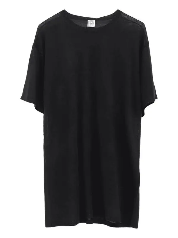 TOTEME Relaxed Fit T-shirt - Black
