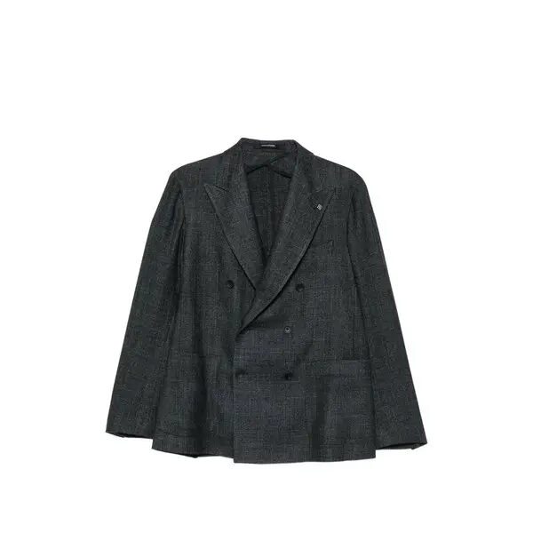Tagliatore Textured Double-breasted Blazer