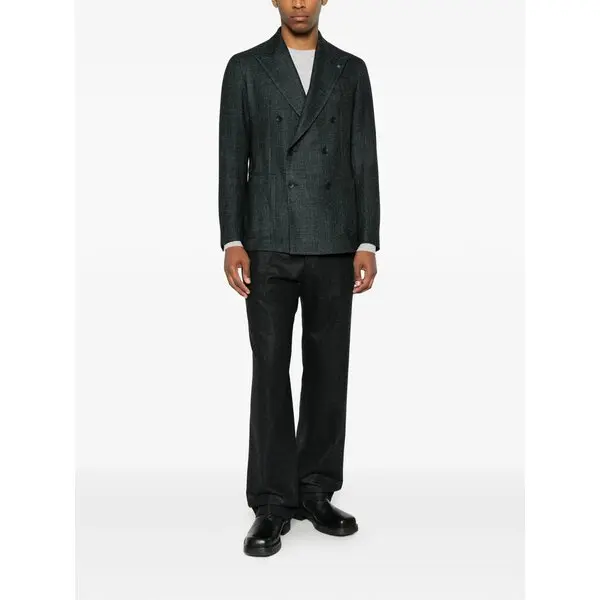 Tagliatore Textured Double-breasted Blazer