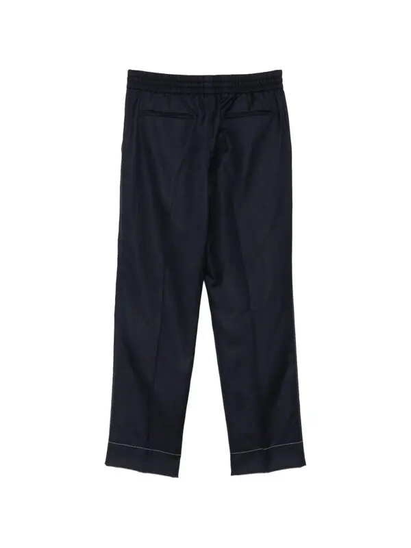 Brioni Asolo Linen And Wool Trousers