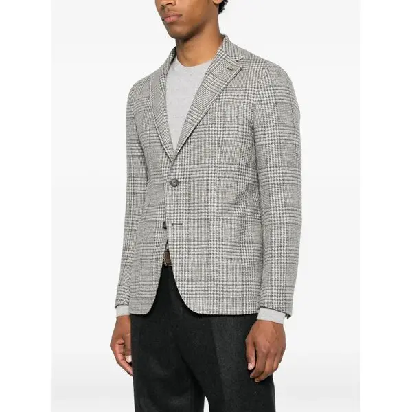 Tagliatore Grey Jackets Blazers