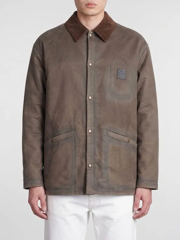 Loewe Cotton Blend Shirt Jacket