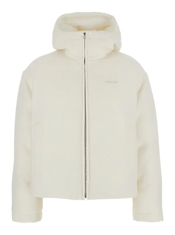 Gucci Wool Bomber Jacket With Hood - Multicolor