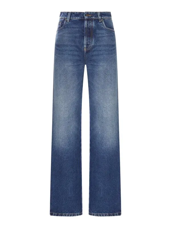 Miu Miu Wide-leg Jeans - Blue