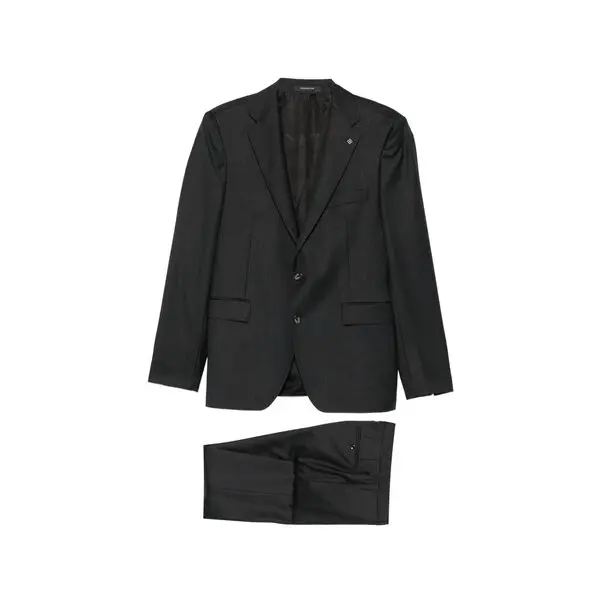 Tagliatore Grey Suits Single Breasted Suits