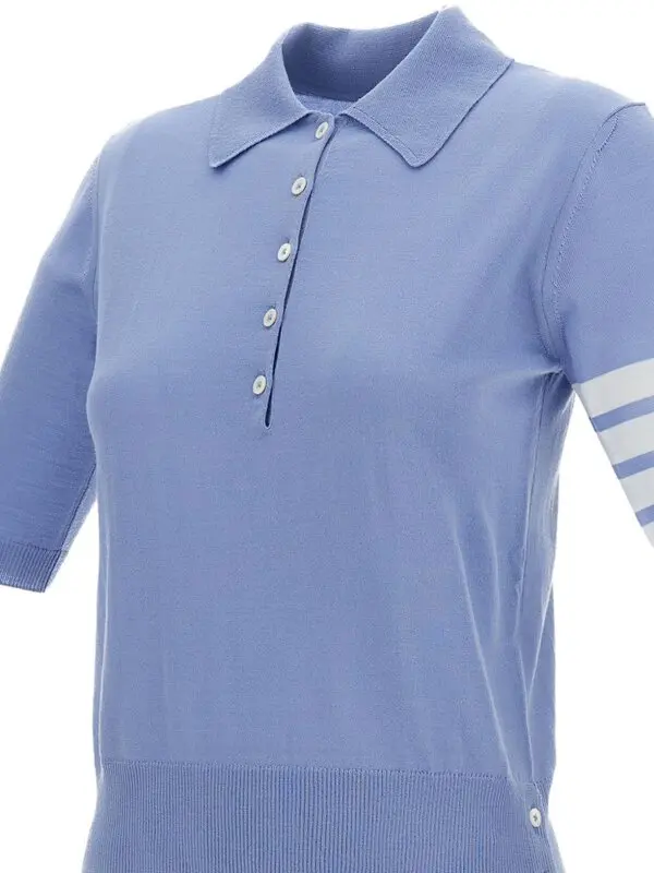 Thom Browne Wool Polo Shirt - Multicolor