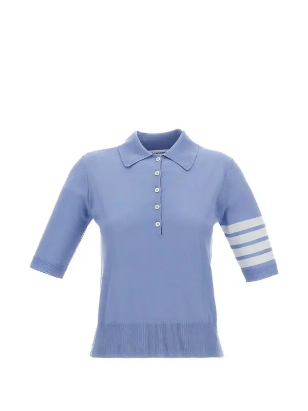Thom Browne Wool Polo Shirt - Multicolor