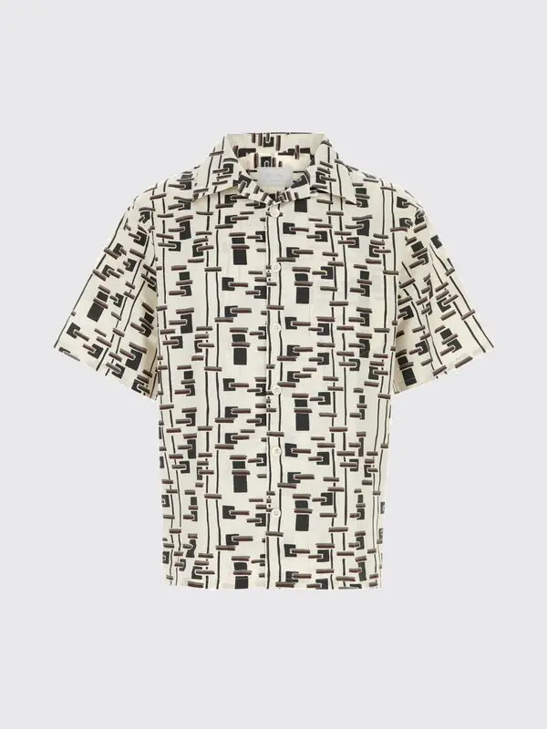 Prada Printed Cotton Poplin Shirt