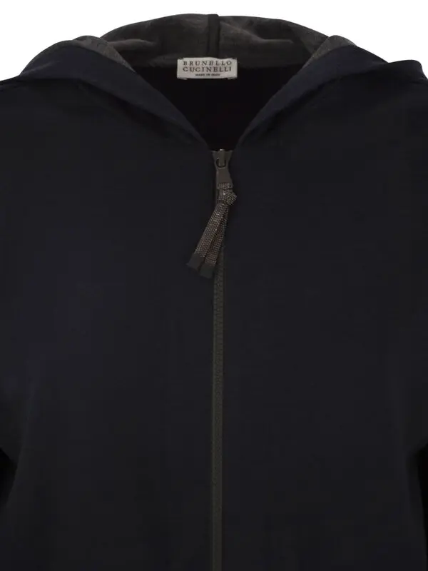 Brunello Cucinelli Hooded Cardigan - Multicolor