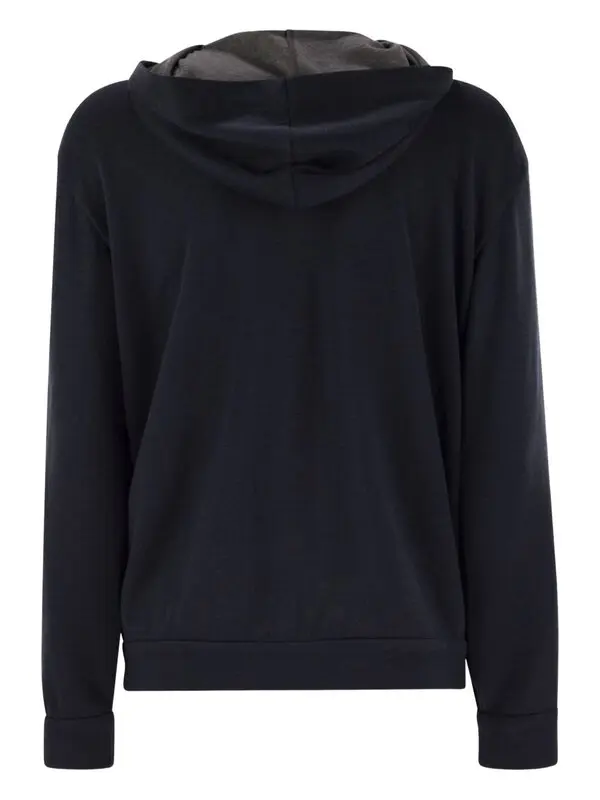 Brunello Cucinelli Hooded Cardigan - Multicolor