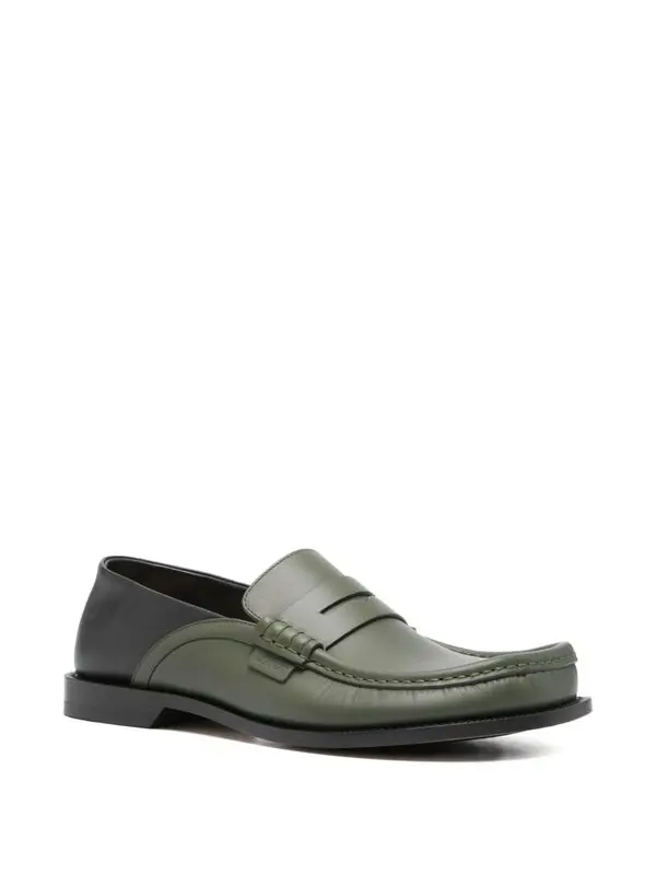Loewe Campo Leather Loafers