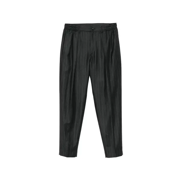 Tagliatore Grey Trousers Tailored Trousers - Gray