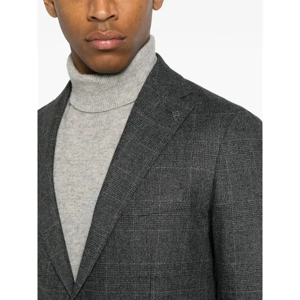 Tagliatore Grey Suits Single Breasted Suits