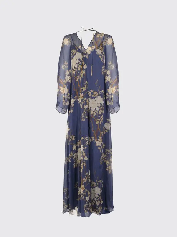 Max Mara Printed Silk Dress