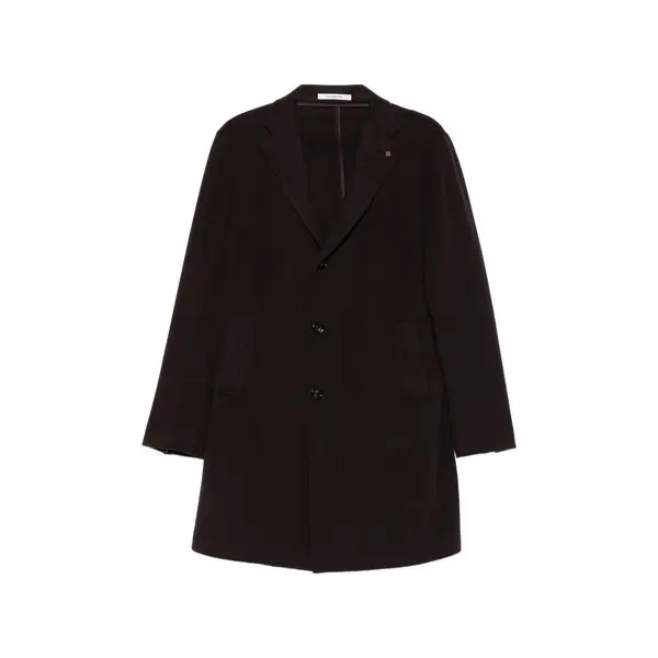 Tagliatore Single-breasted Coat - Brown
