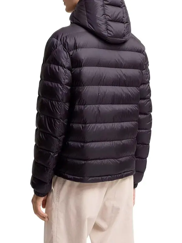 Moncler Piumino Corto Verith Con Cappuccio - Brown