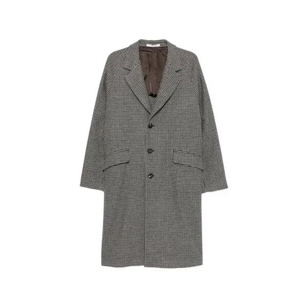 Tagliatore Grey Coats Single Breasted Coats