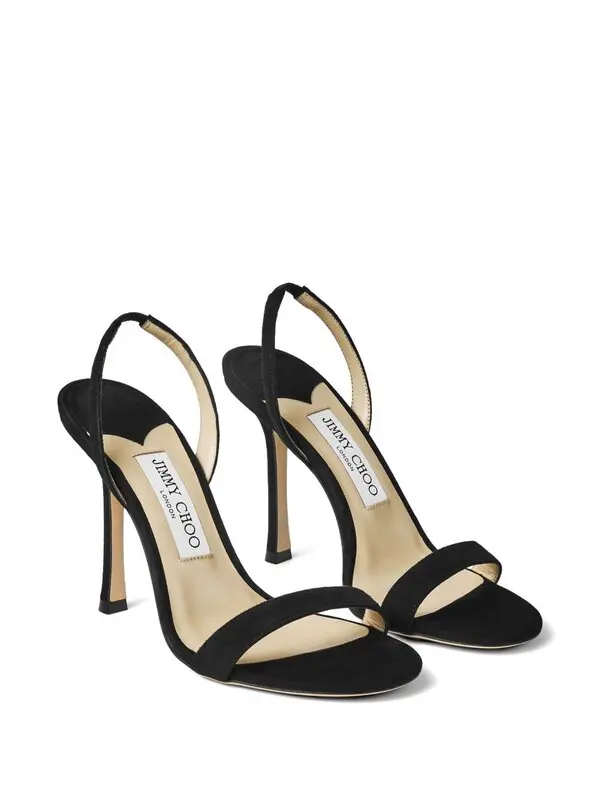 JIMMY CHOO Jenn Suede Leather Sandals - Multicolor