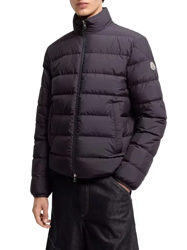 Moncler Baudinet Short Down Jacket - Blue