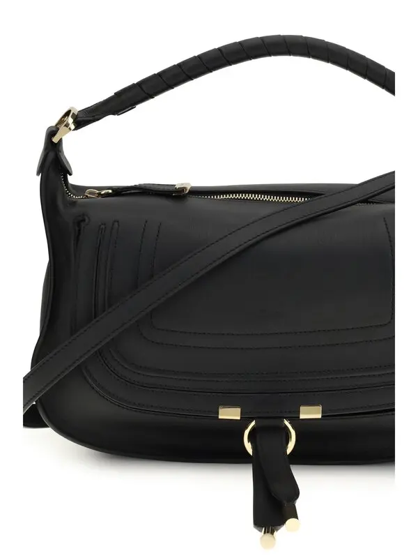 Chloé Marcie Small Shoulder Bag - Black
