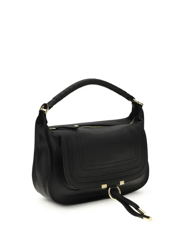Chloé Marcie Small Shoulder Bag - Black