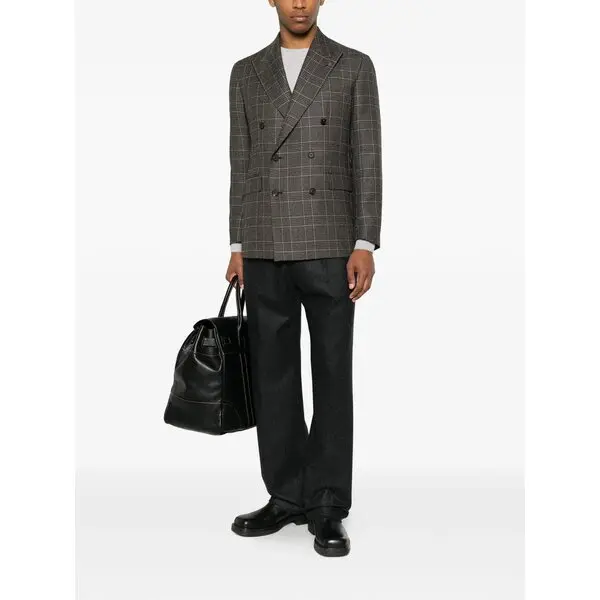 Tagliatore Grey Trousers Tailored Trousers