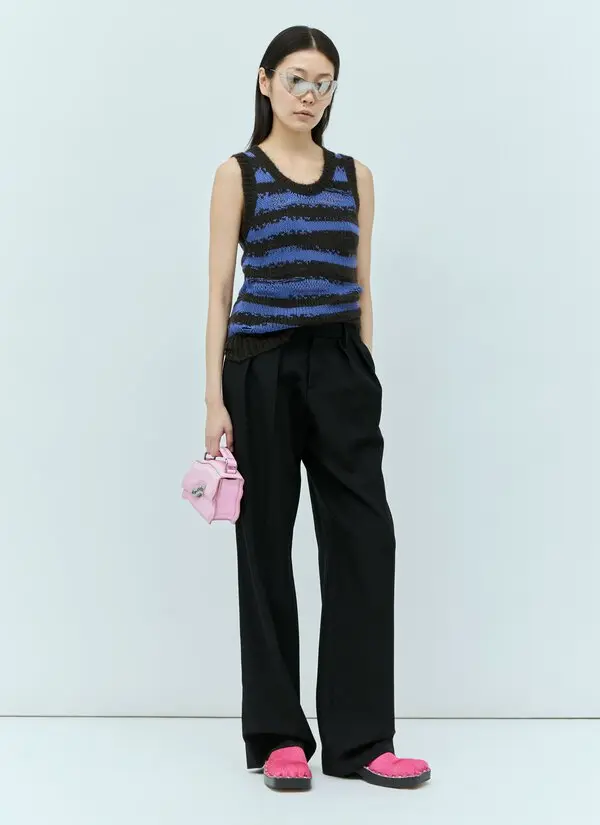 Acne Studios Distressed Stripe Top
