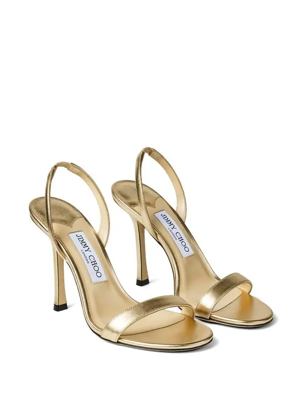 JIMMY CHOO Jenn Leather Sandals - Multicolor