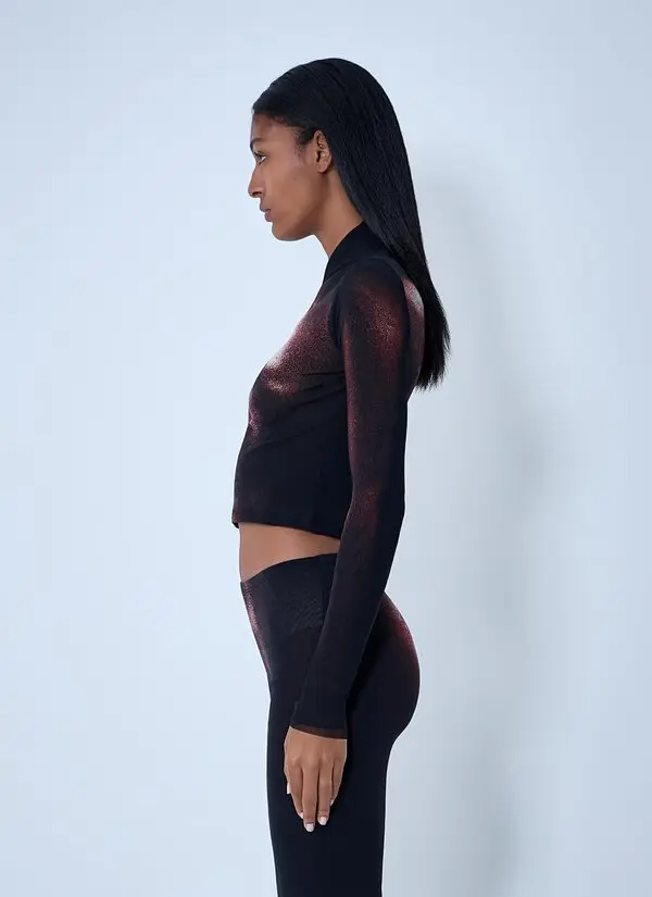 JEAN PAUL GAULTIER Wood Mesh Top