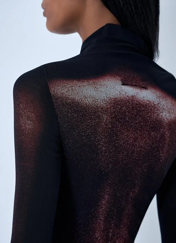 JEAN PAUL GAULTIER Wood Mesh Top