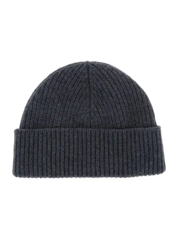 AMI Paris Wool Adc Embroidered Beanie For