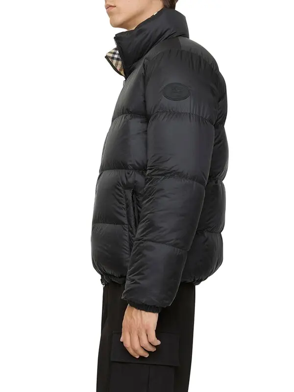 Burberry Snowdon Check Reversible Down Jacket