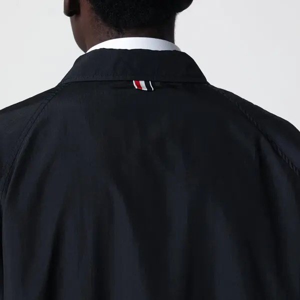 Thom Browne Lightweight Navy Zip-up Jacket