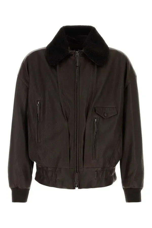 Giorgio Armani Dark Leather Jacket