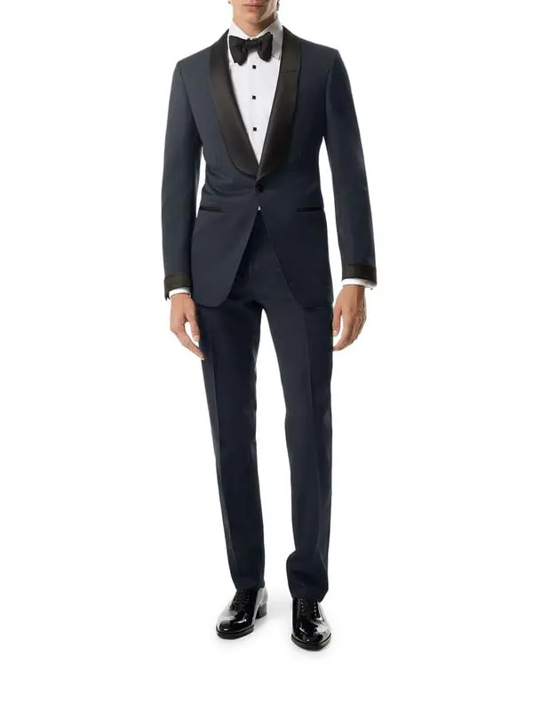 TOM FORD Single Breasted Tuxedo With Silk Inserts