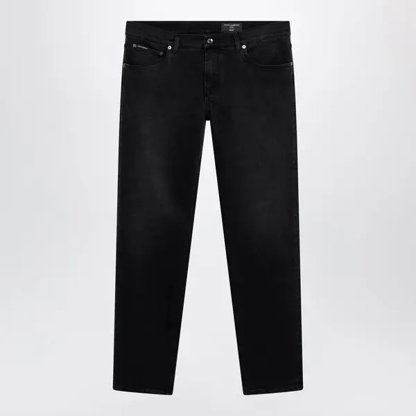 Dolce & Gabbana Stretch Jeans In Grey Denim