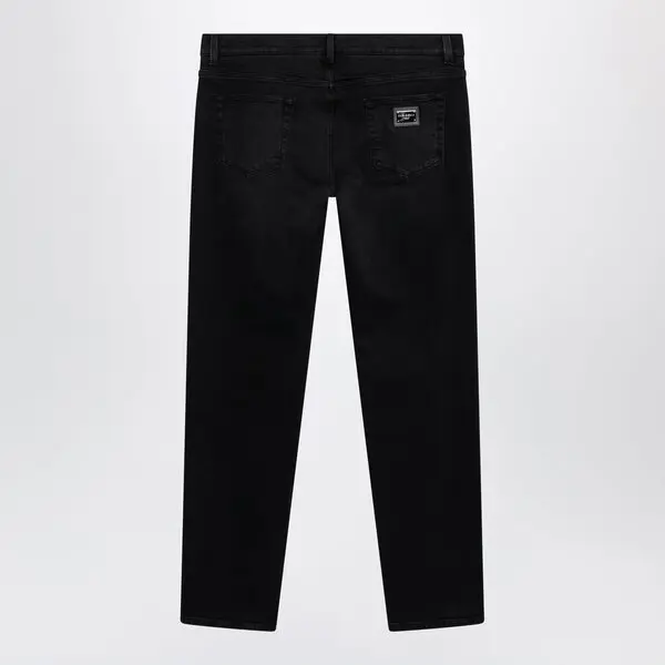 Dolce & Gabbana Stretch Jeans In Grey Denim