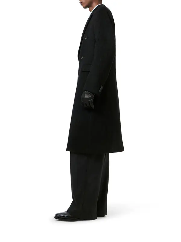 Our Legacy Whale Double-breasted Mohair Wool Coat