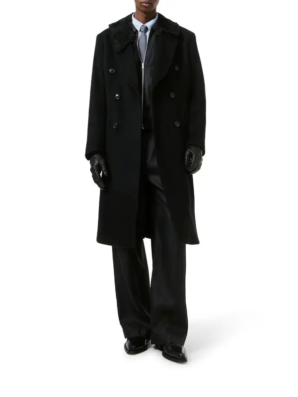 Our Legacy Whale Double-breasted Mohair Wool Coat