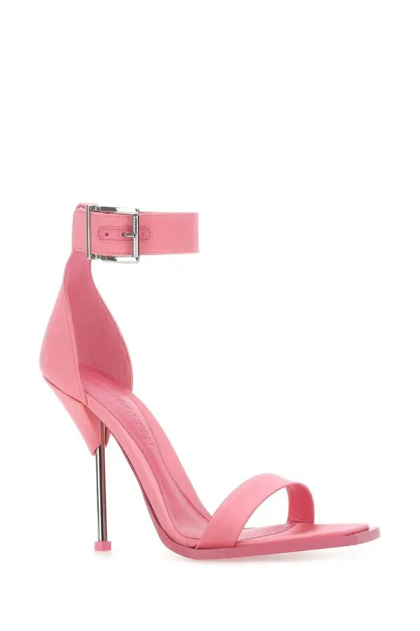 Alexander McQueen Satin Sandals