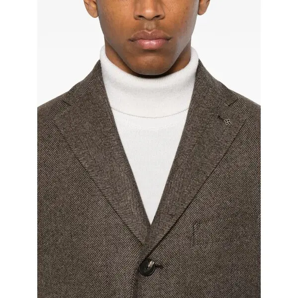 Tagliatore Coats Single Breasted Coats