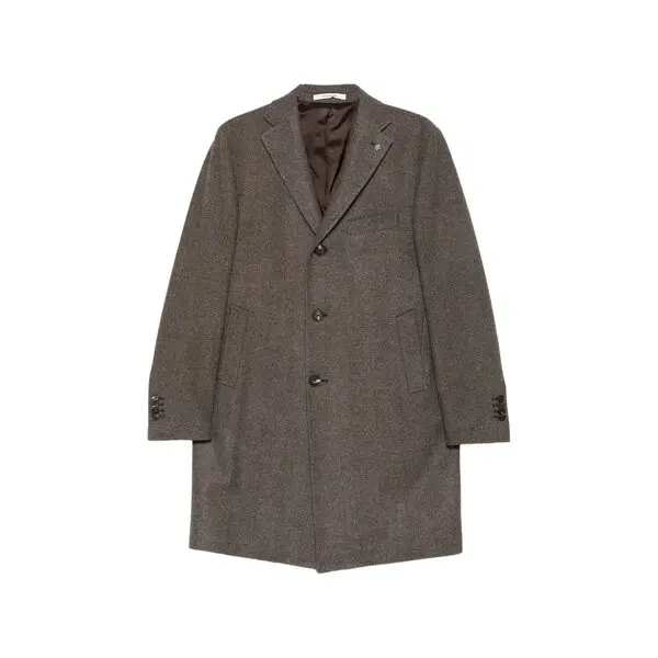 Tagliatore Single-breasted Coat - Brown