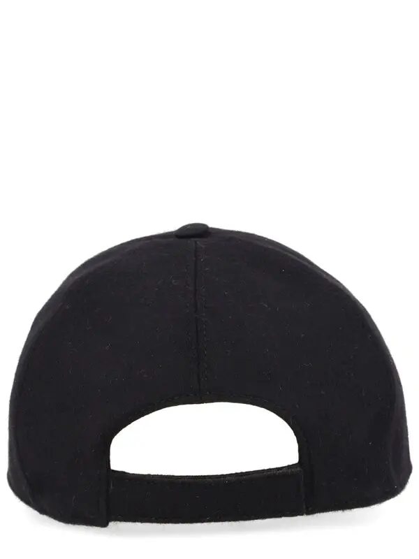 Fendi Wool And Cashmere Baseball Hat